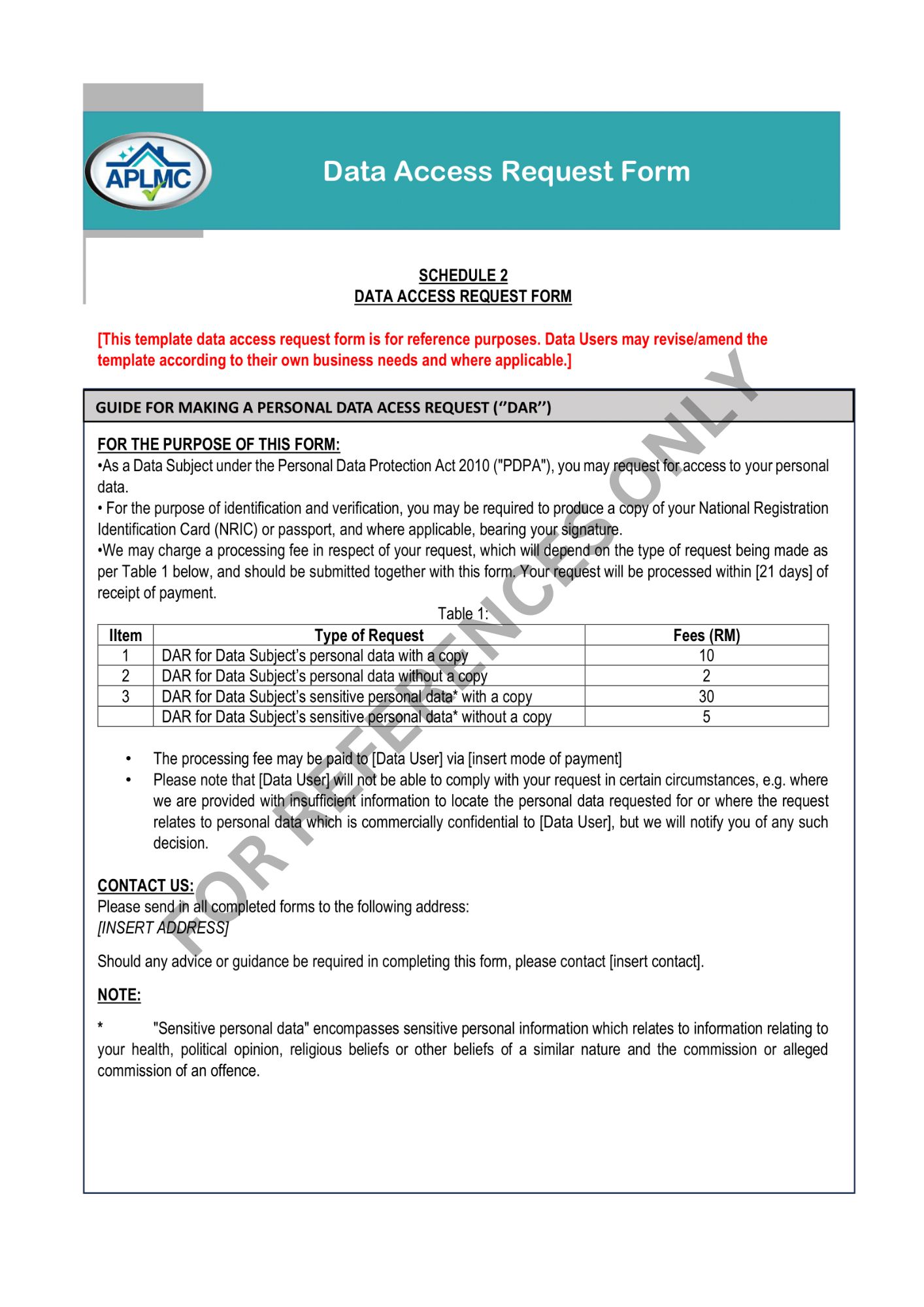 Personal Data Protection Act 2010 (PDPA) | Agensi Pekerjaan Liew Mee ...